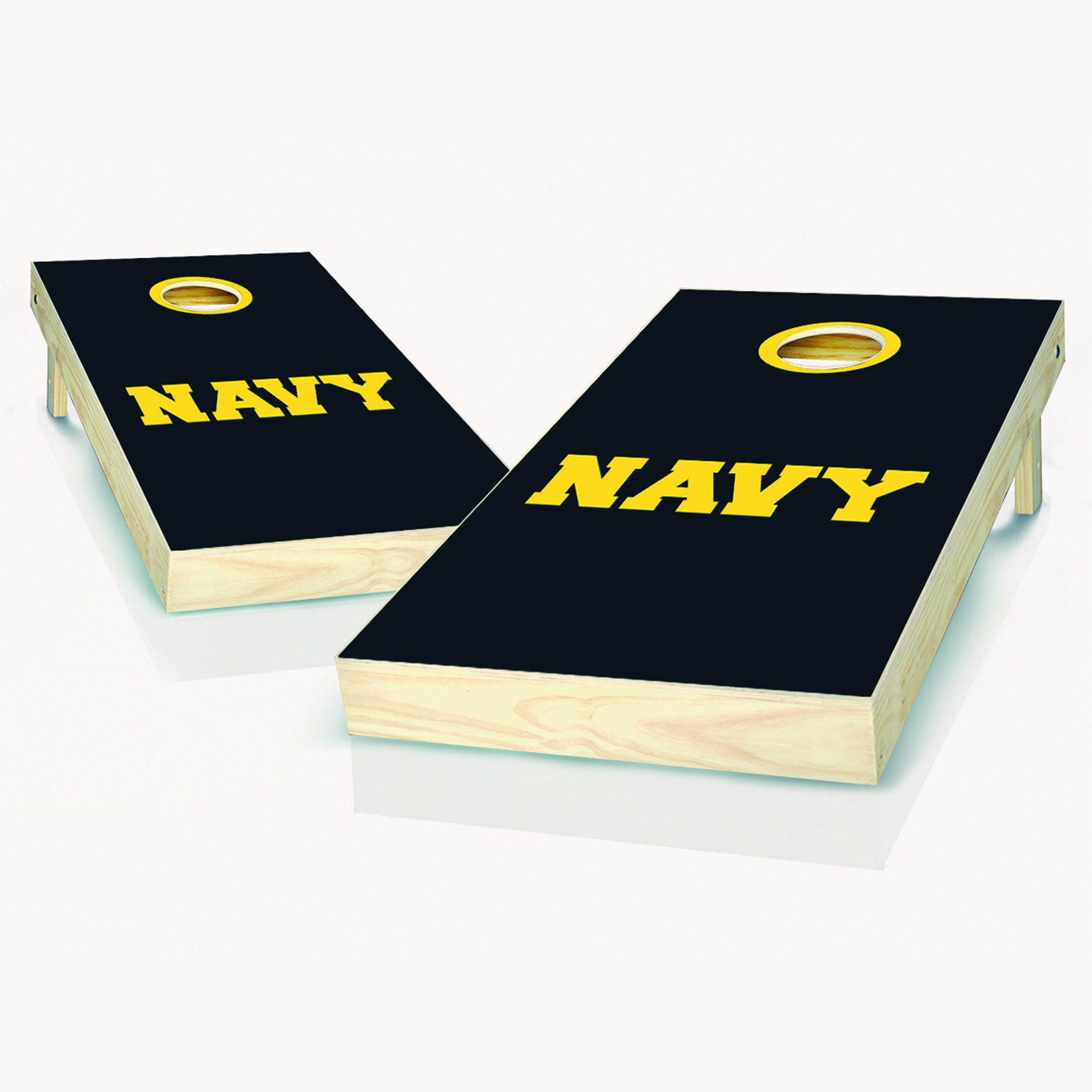 Skip's Garage US Navy Text Cornhole Set - Wayfair Canada