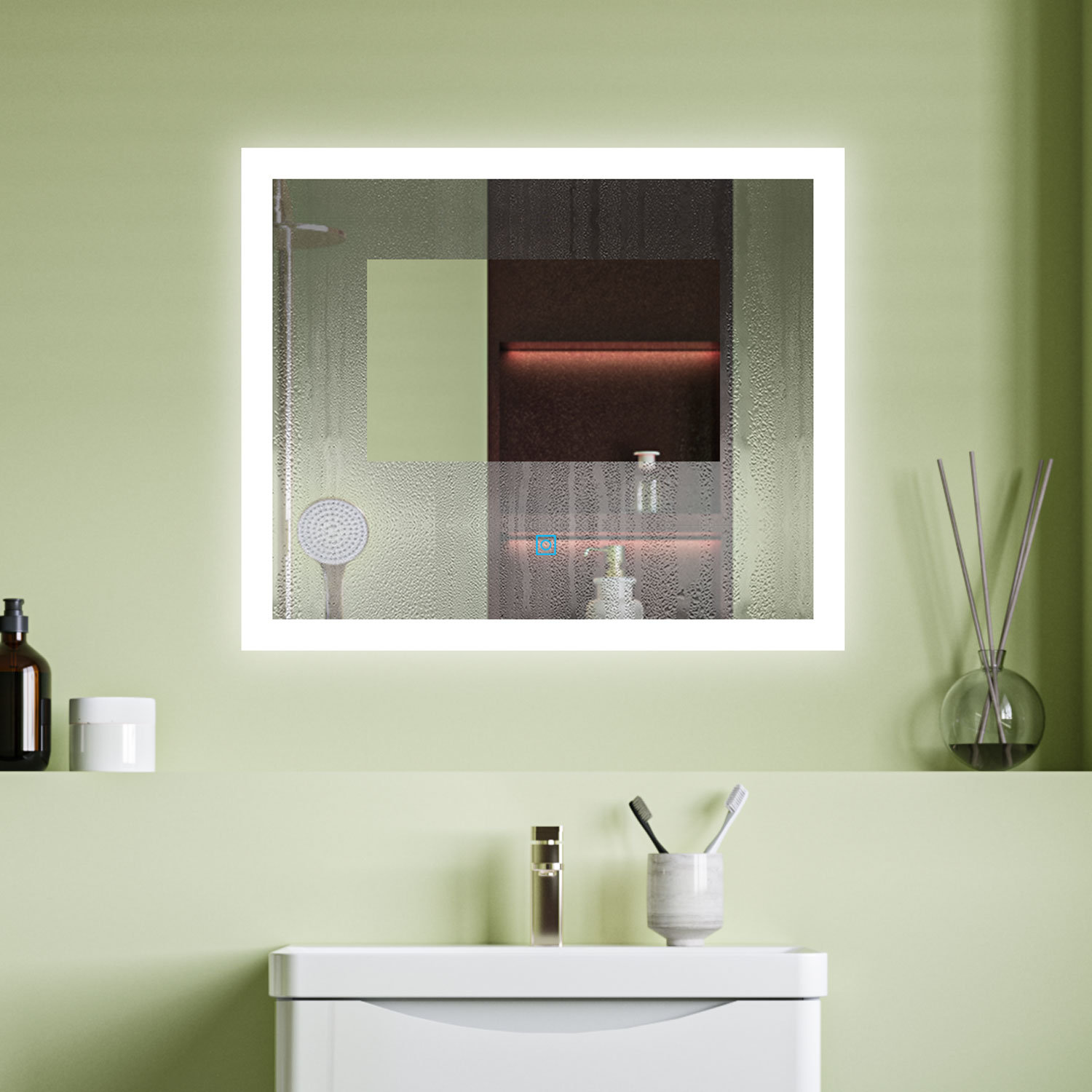 Metro Lane Eamon Rectangle Wall Mirror | Wayfair.co.uk