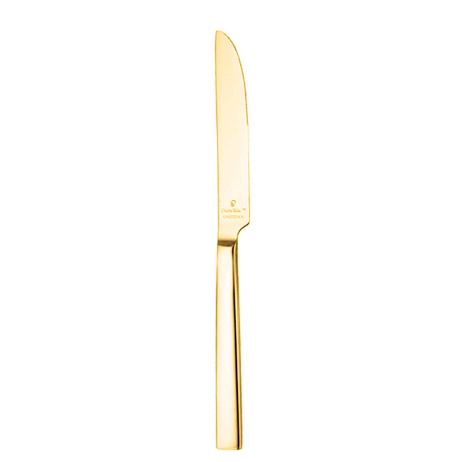 Oneida Chef's Table Gold Dinner Knife By Oneida (18/0, Gold Pvd Coated ...