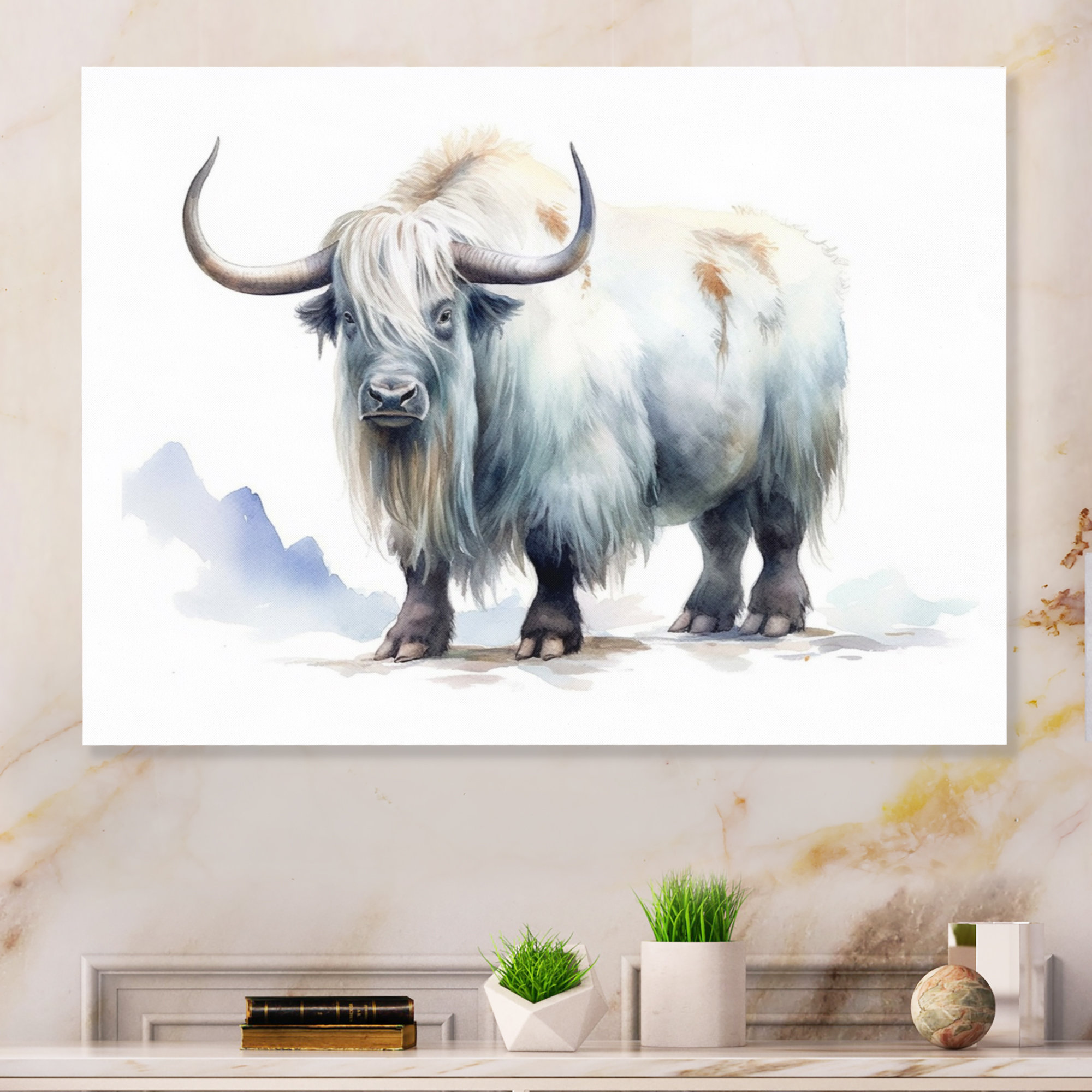Union Rustic Domestic Yak III - Yaks Metal Wall Art | Wayfair