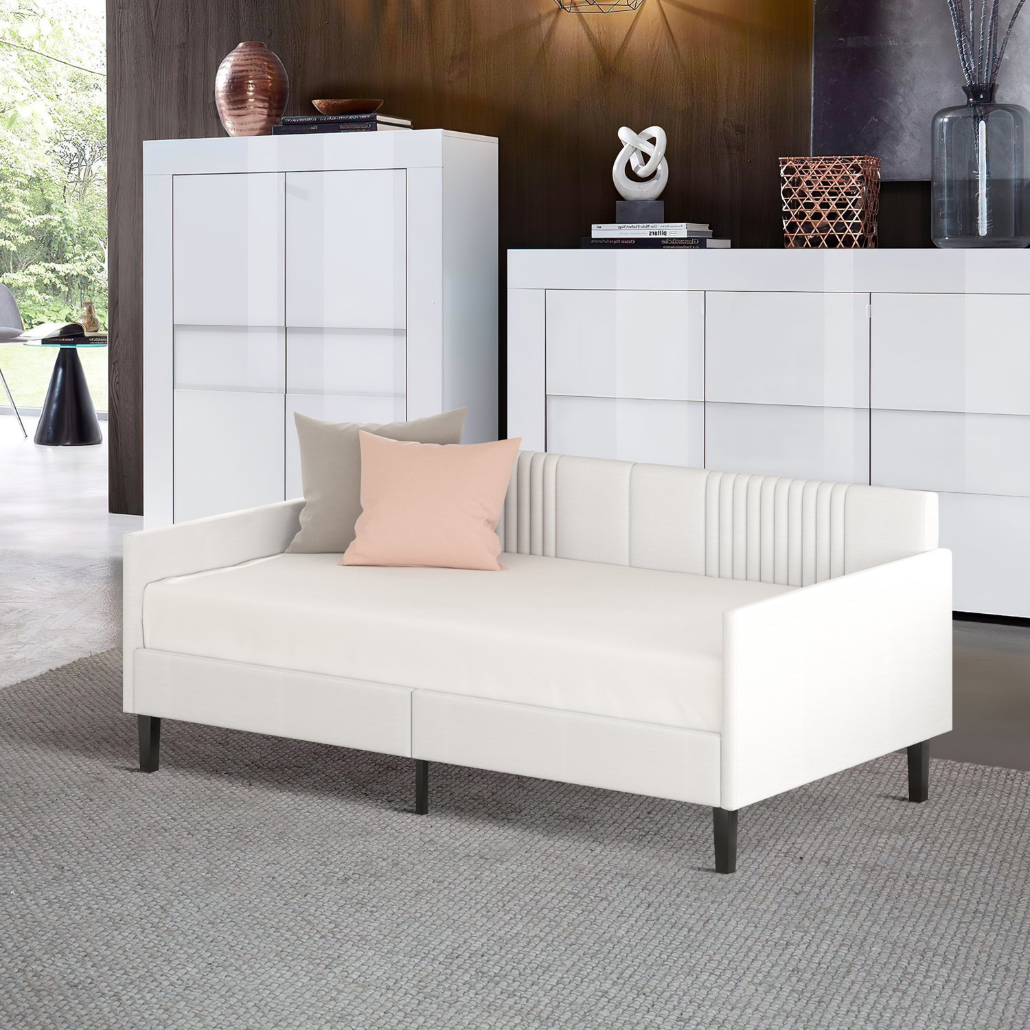 Ebern Designs Iftimie 77.5'' Tuxedo Arm Sofa - Wayfair Canada