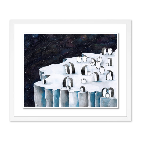 Four Hands Art Studio Penguin " Penguin Cosmic " by Jess Engle ...