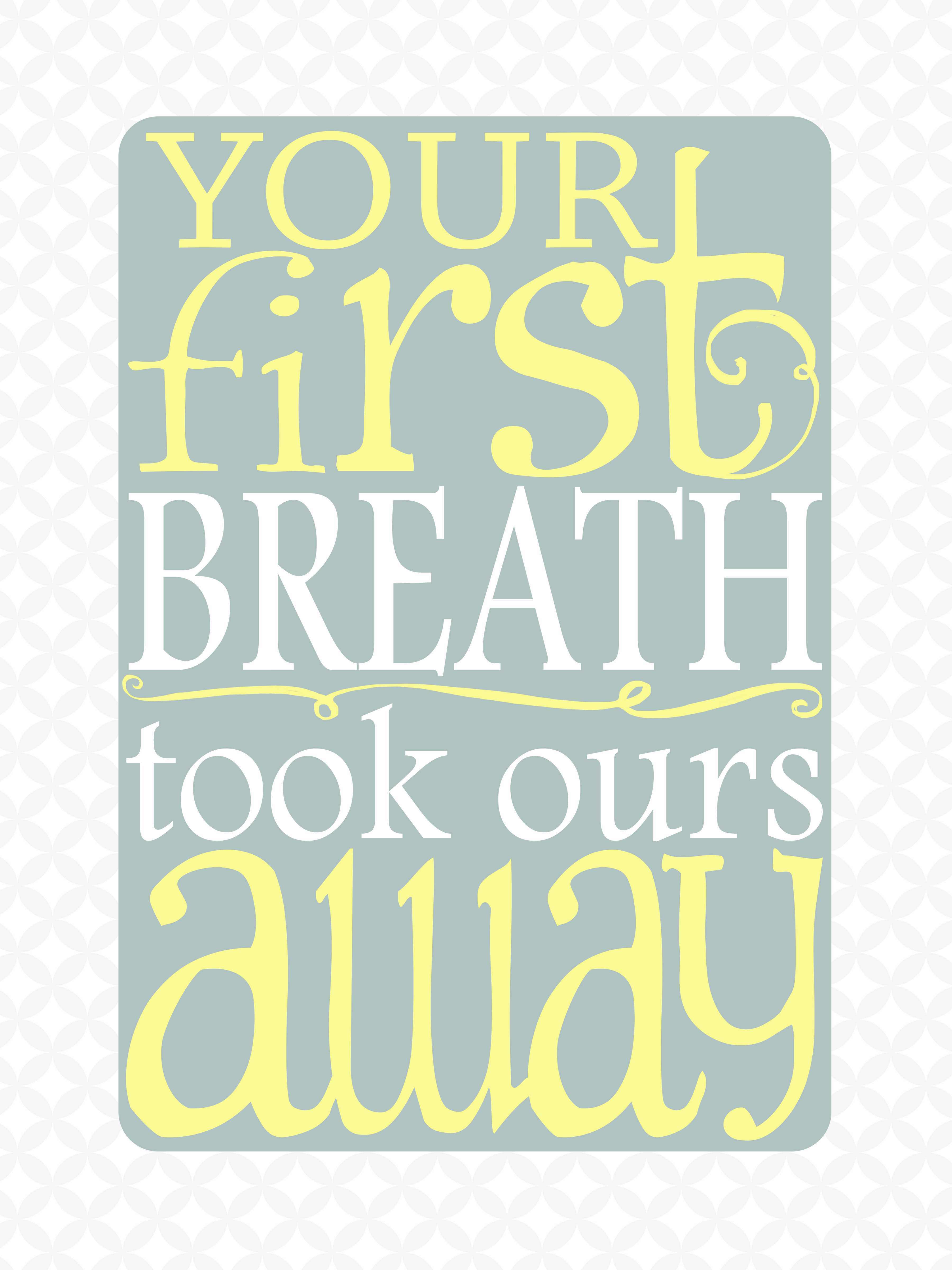 Trinx Your First Breath - Wrapped Canvas Print - Wayfair Canada