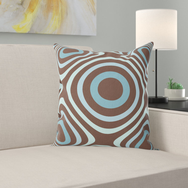 We Love Cushions Cosmic Blue Square - Abstract Cushion | Wayfair.co.uk