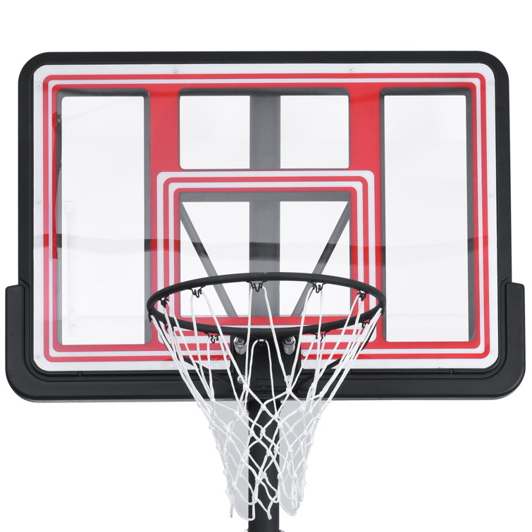 TONWIN Adjustable Height Plastic In-Ground Basketball Hoop - Wayfair Canada