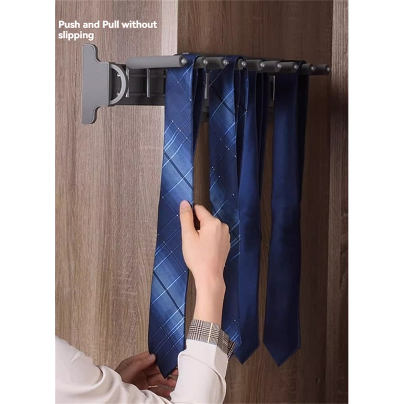 Thrones Designs Tiemaster Single-Row Side-Mounted Tie Rack | Wayfair
