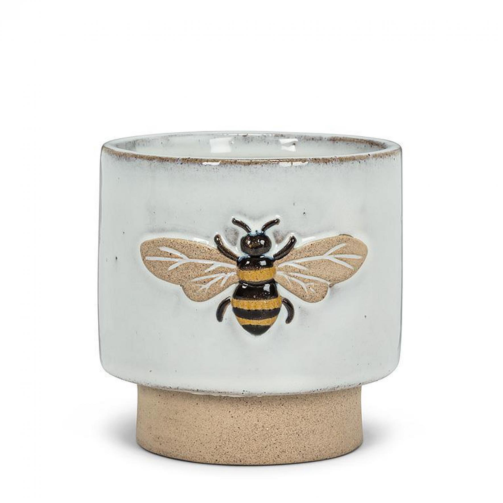 Gracie Oaks Embossed Bee Planter | Wayfair