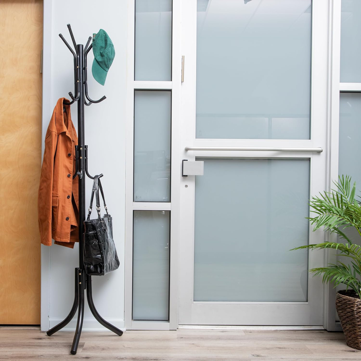 Winston Porter Coat Rack, Hall Tree, Freestanding Organizer, Coat Tree ...