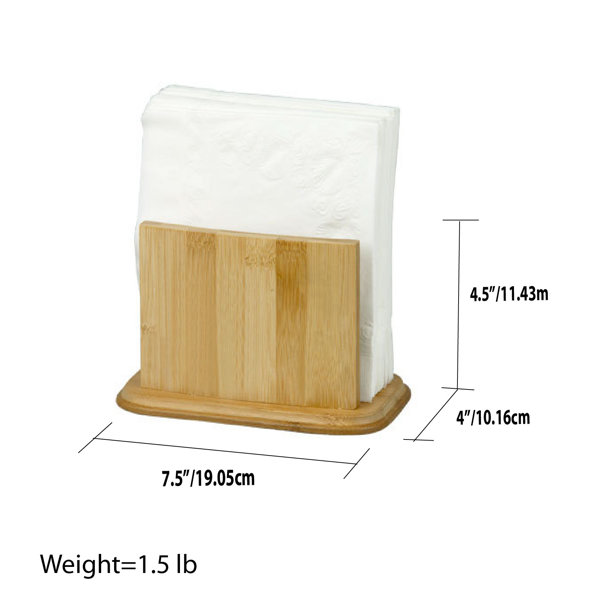 Loon Peak® Premium Bamboo Napkin Holders & Reviews | Wayfair