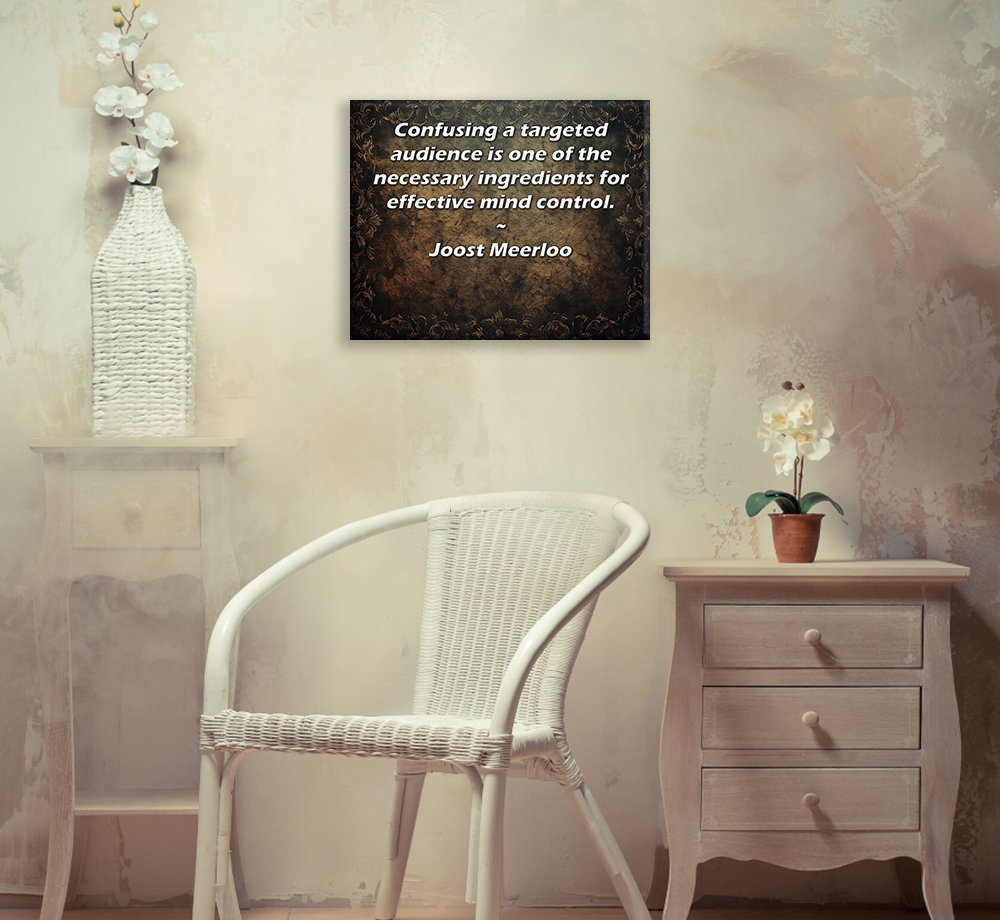 Trinx ArtsyQuotes Gallery Wrapped Canvas By Joost Meerloo: "Confusing a ...