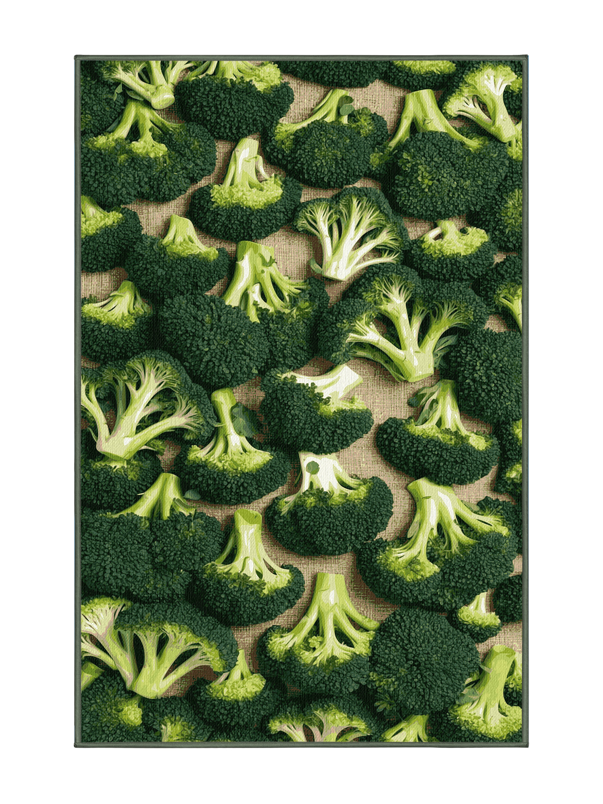 Hokku Designs Washable Broccoli Vegetables Area Rug | Wayfair