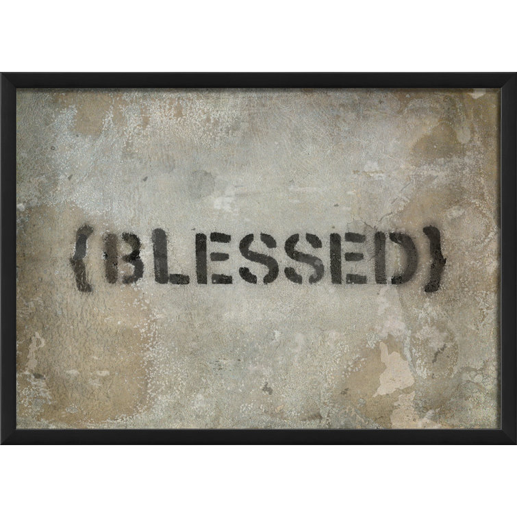 17 Stories " Blessed " on Paper | Wayfair