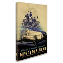 Trademark Art 'Ads 27' Graphic Art Print on Wrapped Canvas | Wayfair