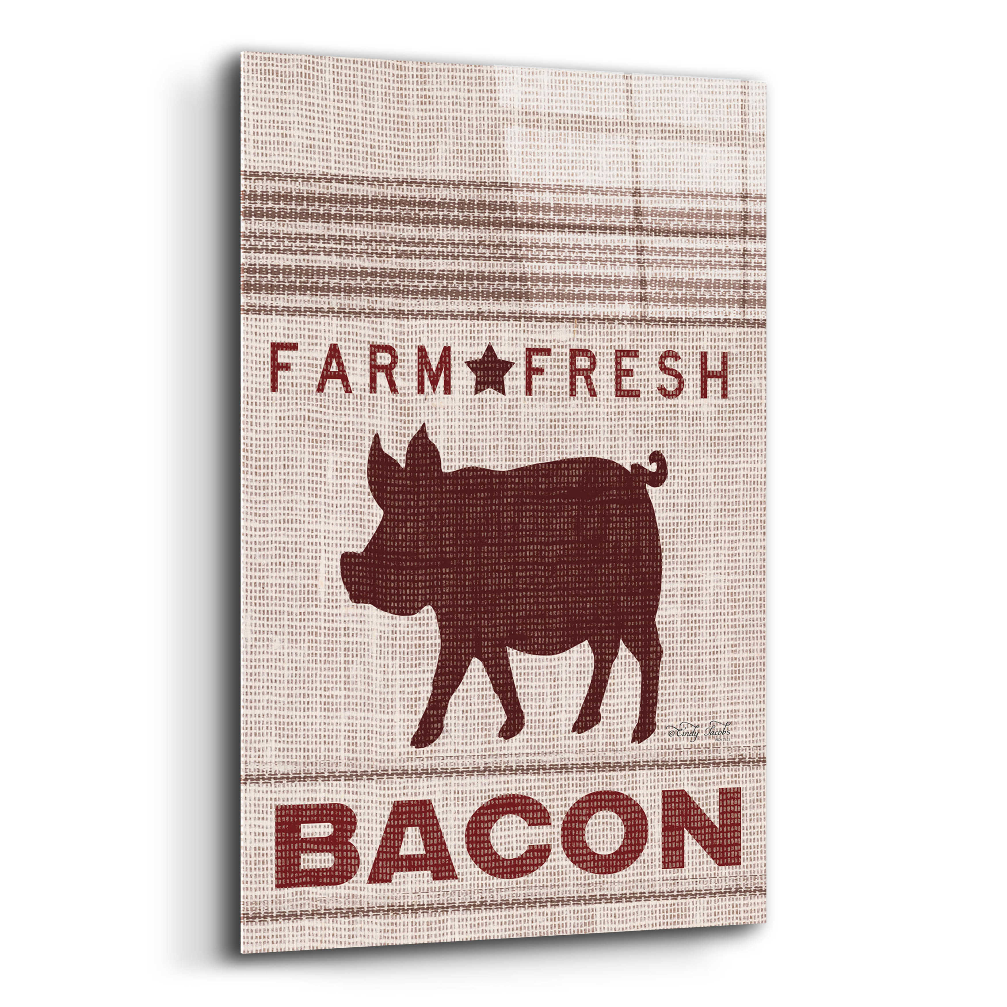 Gracie Oaks Grain Sack Bacon by Cindy Jacobs - Unframed Print - Wayfair ...