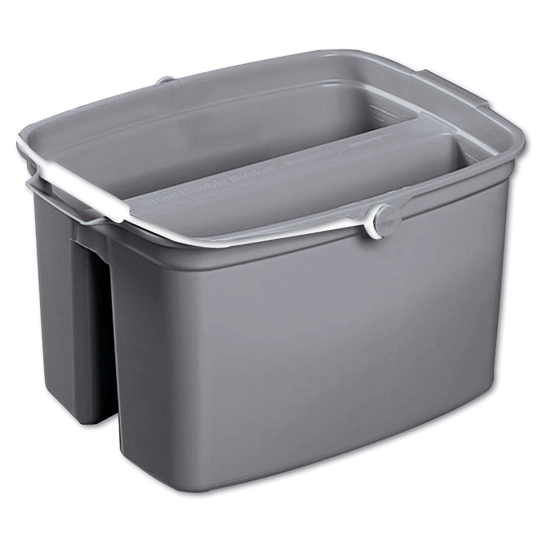 Rubbermaid Commercial Products Brute 17-Quart Double Utility Pail in ...