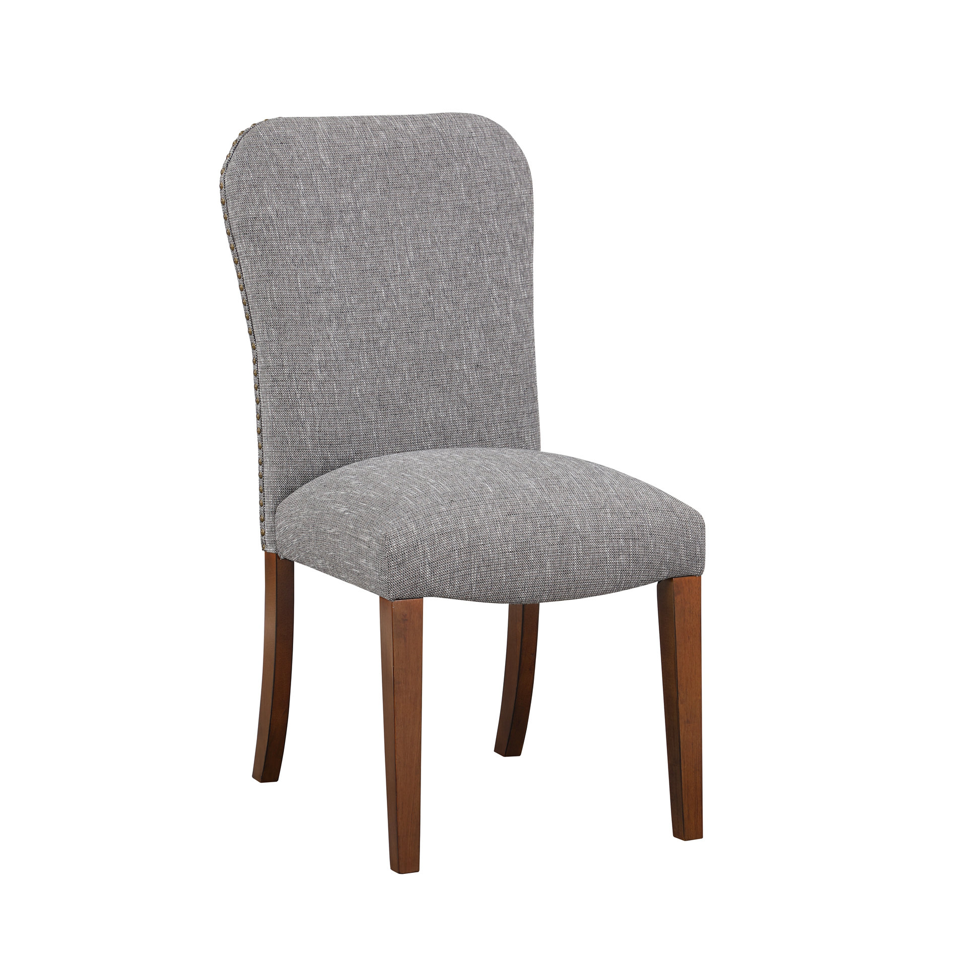 Red Barrel Studio Sophia Ashen Grey Dining Chair In Performance Fabric ...