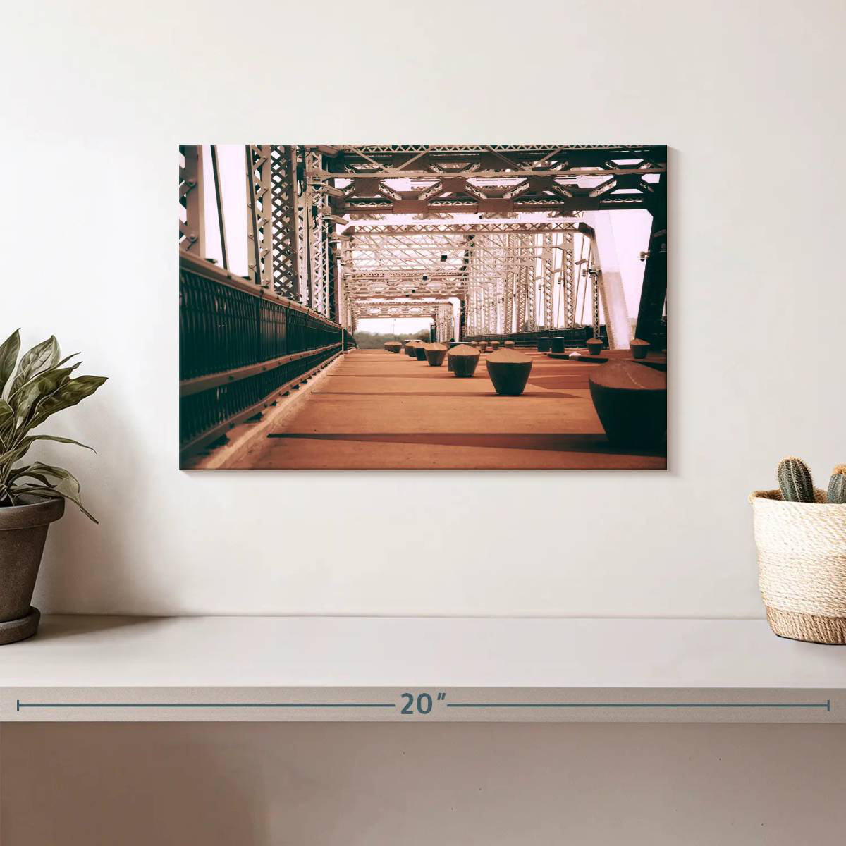 Ebern Designs Lilie Nashville Cumberland Bridge | Wayfair