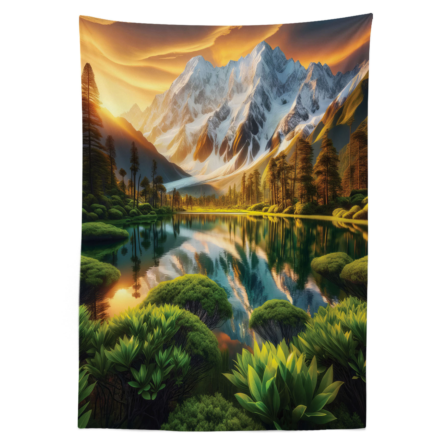 Mercer41 Derringer Rectangle No Pattern Microfiber Tablecloth | Wayfair