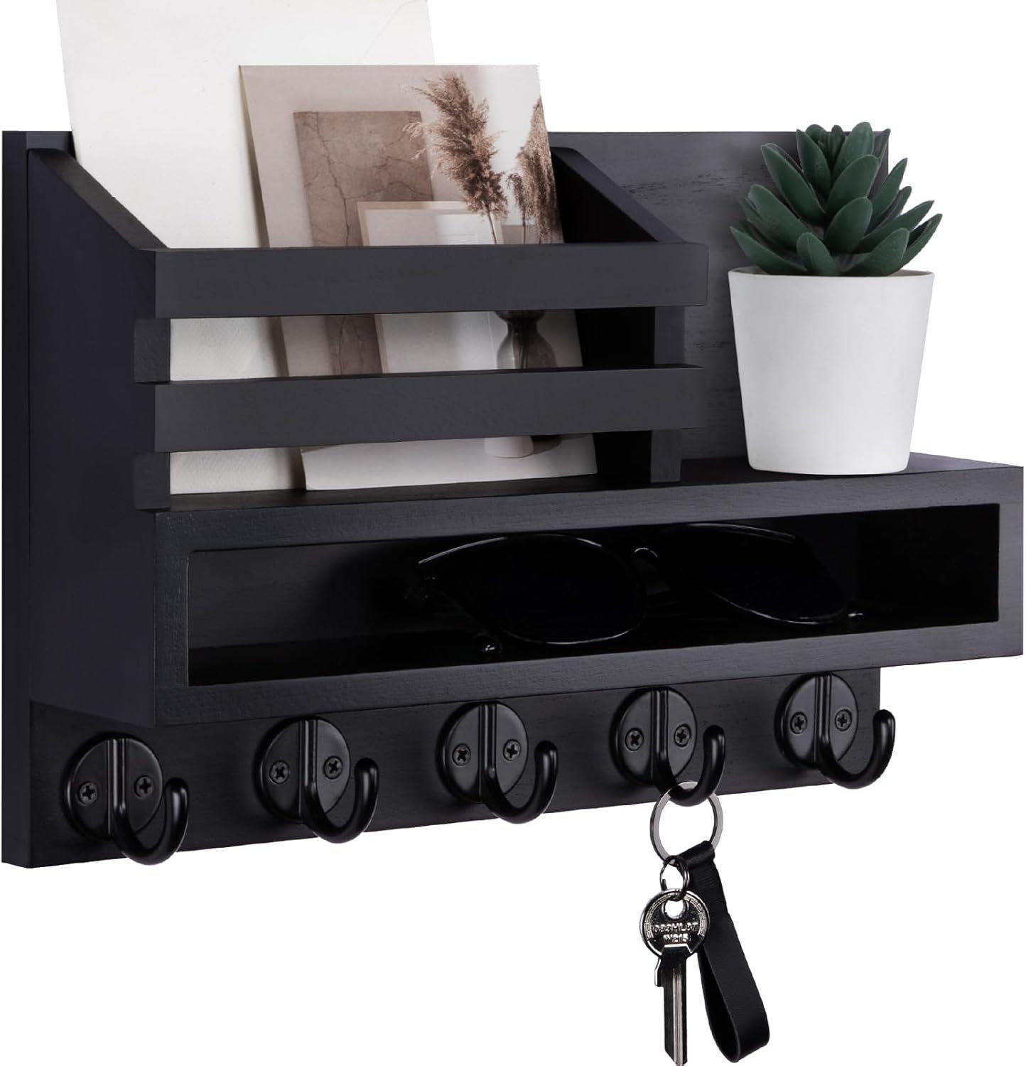 MCKINNON HOME FURNISHINGS, INC. Key And Mail Holder Wall Mount, Key ...