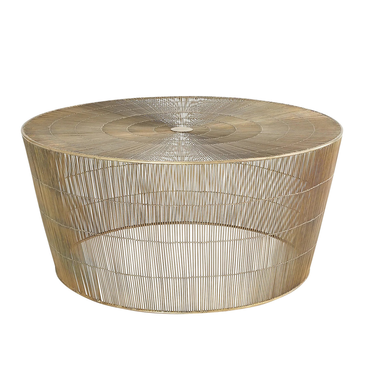 Studio A Home Radiance Coffee Table-Antique Brass | Perigold