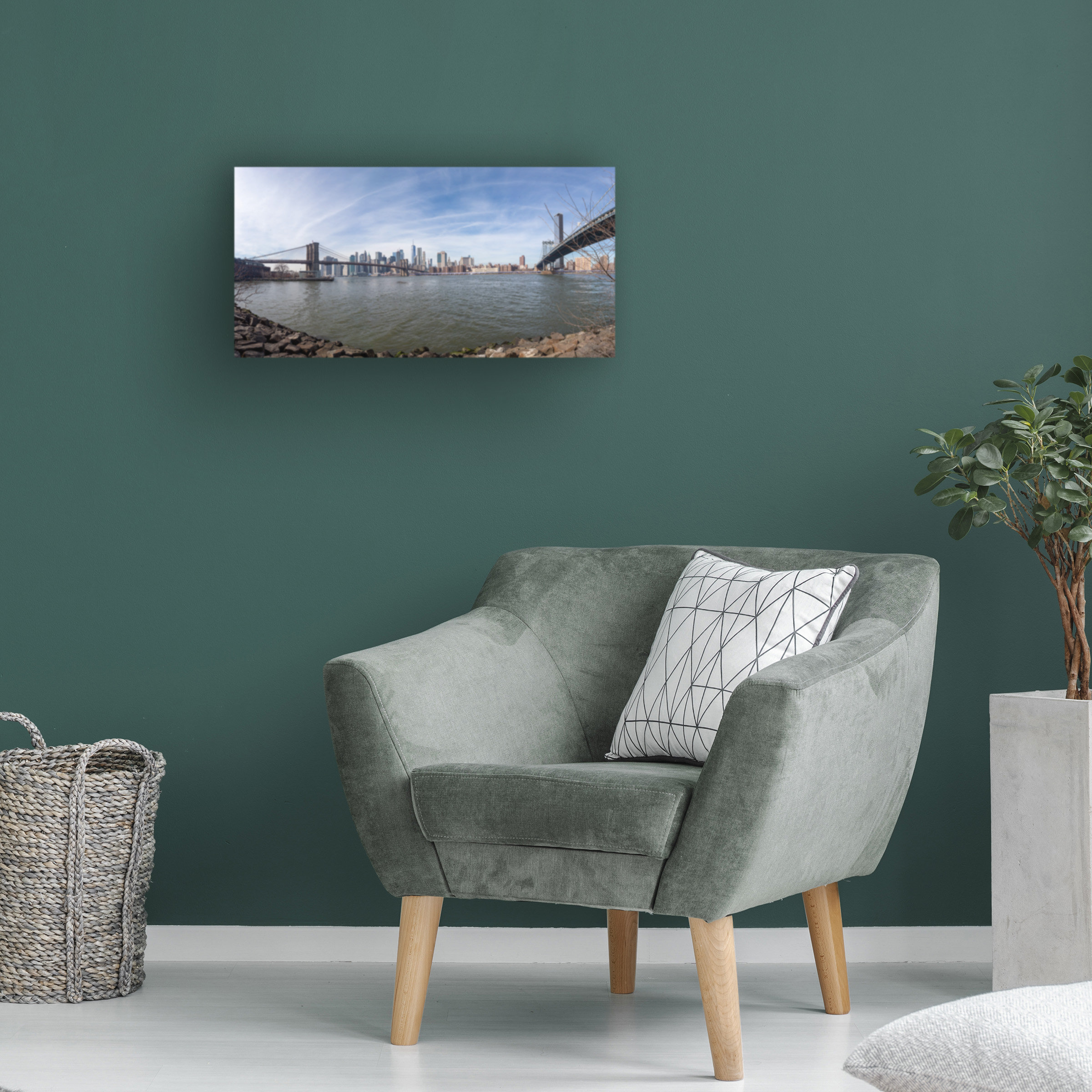 Ebern Designs Wrapped Canvas Wall Art - Jeff Poe Photography 'Bridges ...