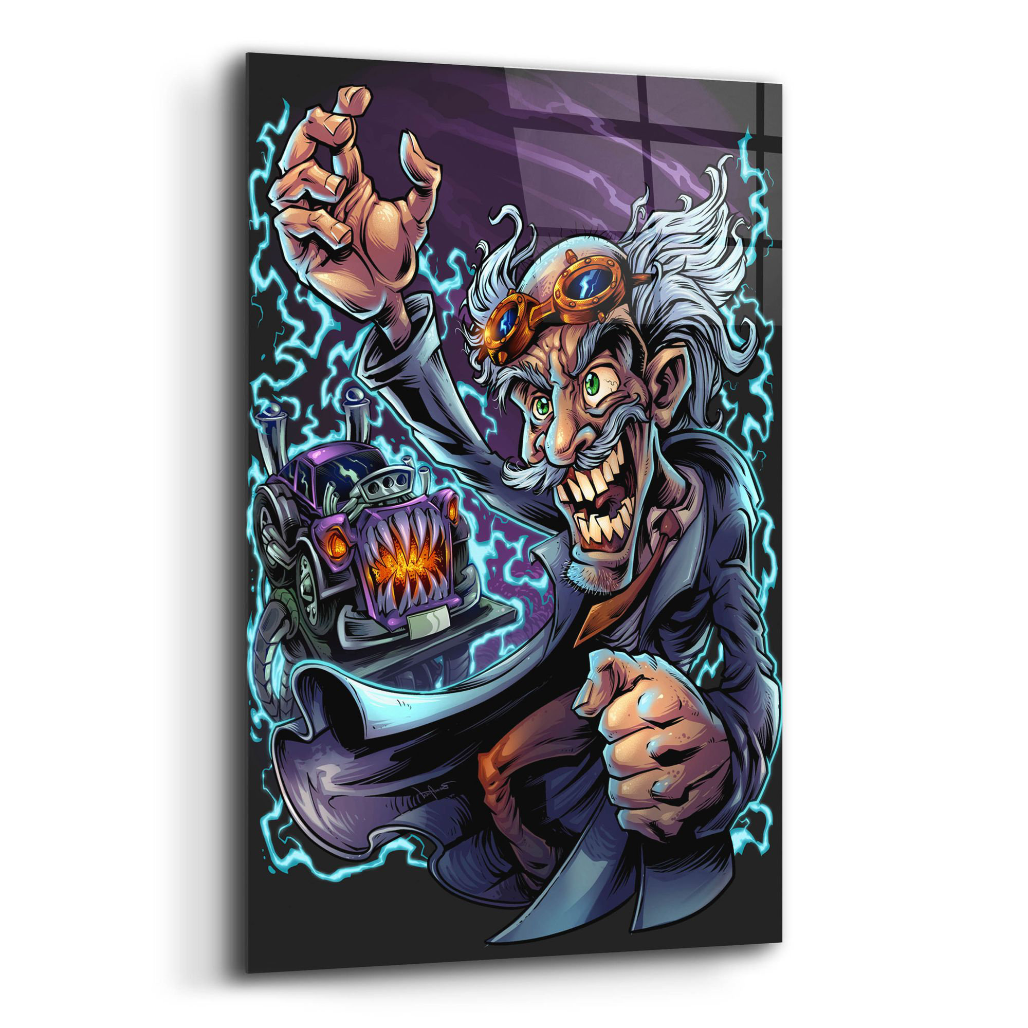 Trinx Mad Scientist On Plastic / Acrylic by Flyland Designs Print ...
