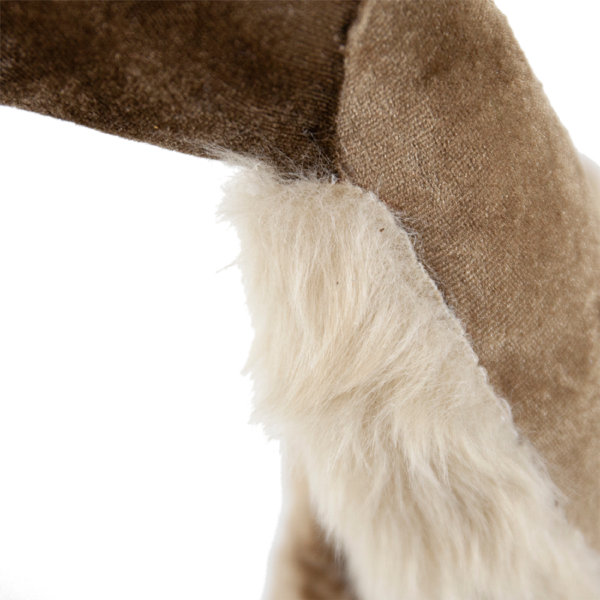 The Holiday Aisle® Velvet Foam Standing Deer | Wayfair