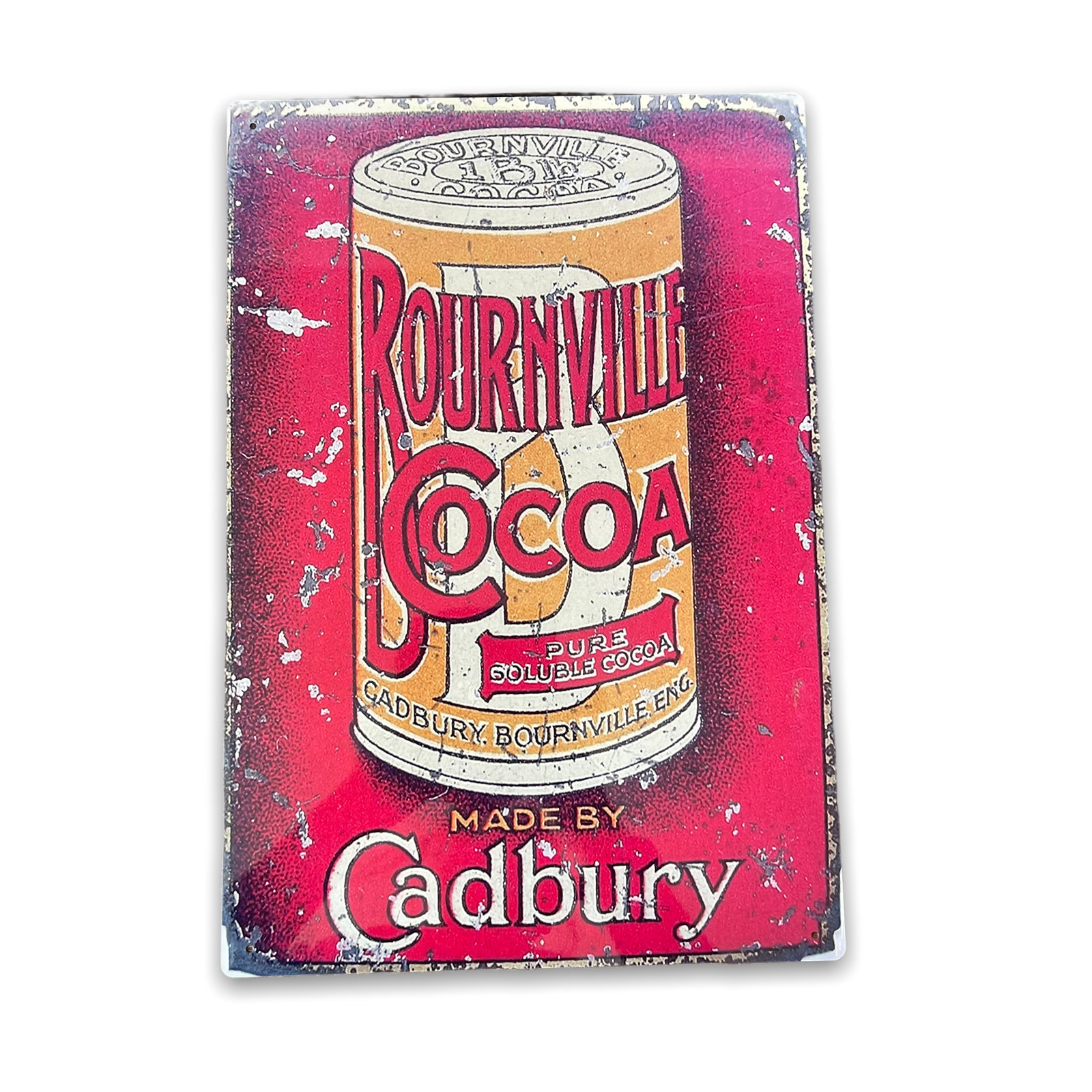 Happy Larry Vintage Metal Sign - Retro Advertising Cadbury Bournville ...