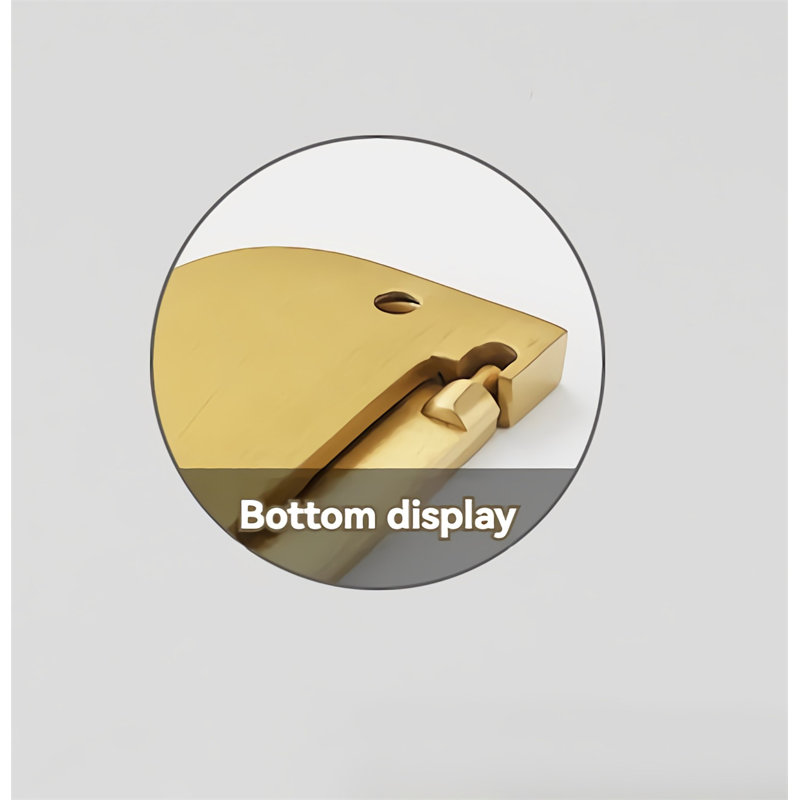 LIYONG Wardrobe Door 0.98" Center Recessed Pull Multipack | Wayfair