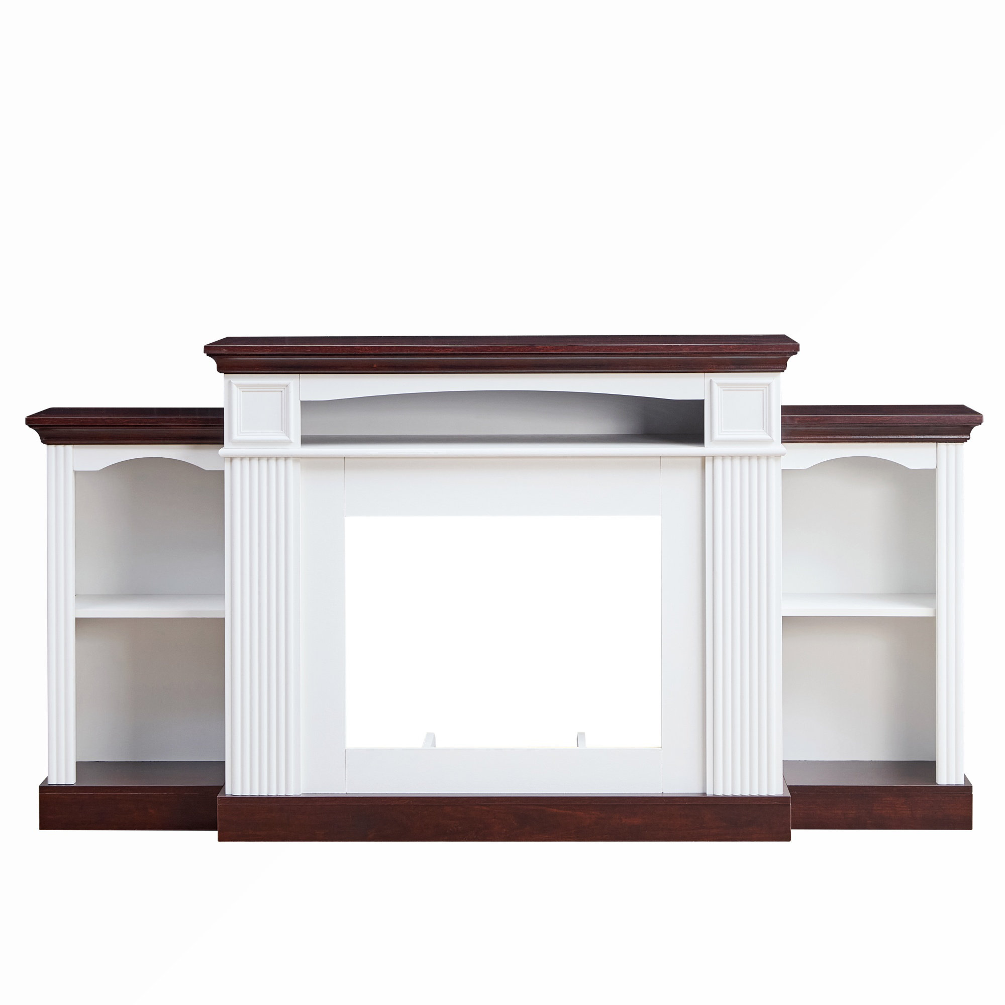 Ophelia & Co. Electric Fireplace TV Stand For 70 Inch TV, 23 Inch ...