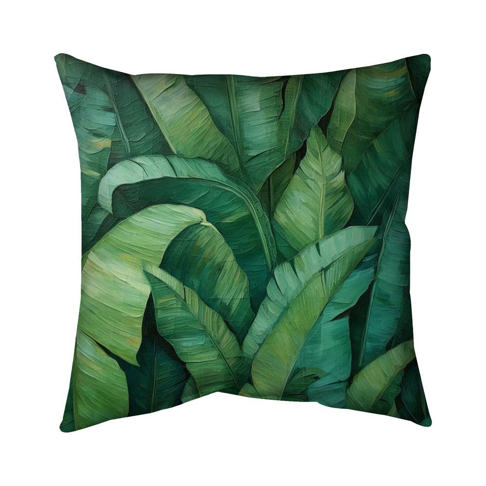 Begin Edition International Inc. Dense Leaves Throw Pillow | Floral ...