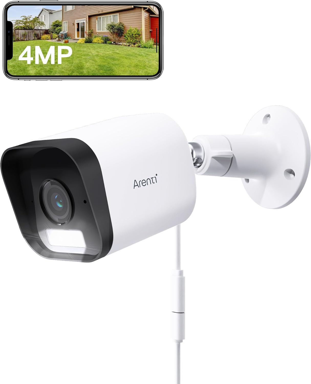 ARENTI Nanny Camera, Baby Monitor 5" Display, 2K Ultra HD, WiFi, Night ...