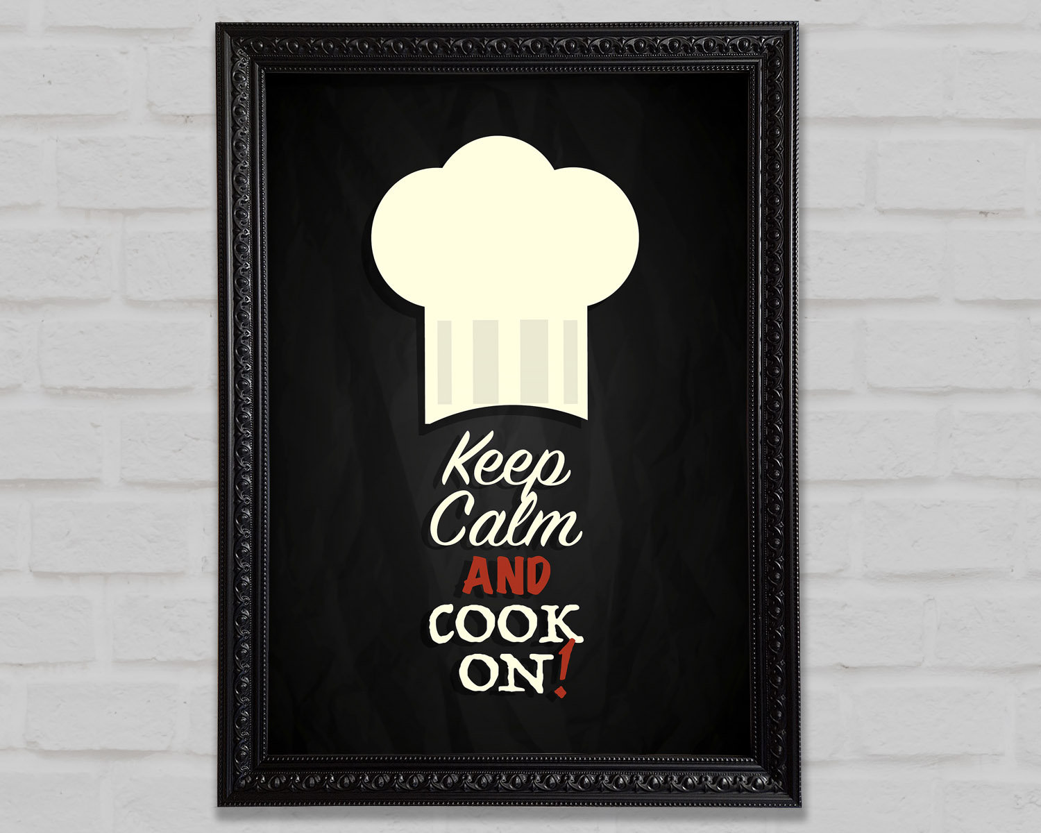 Happy Larry Keep Calm And Cook On Framed Print | Wayfair.co.uk