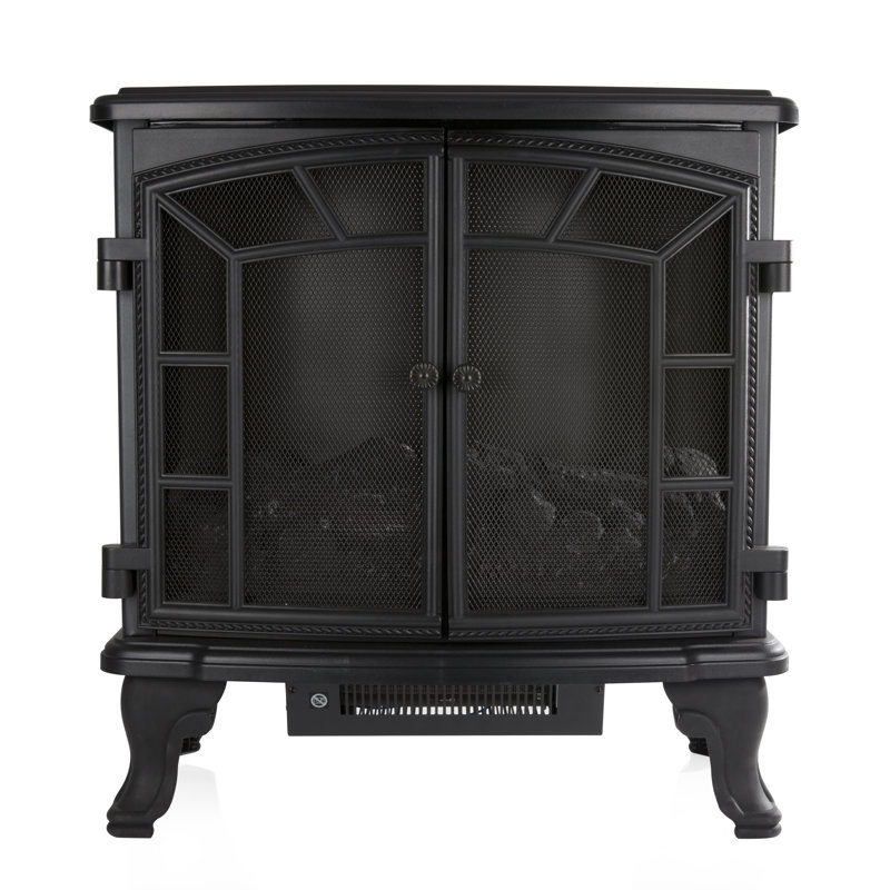 Warmlite Rochester Portable Electric Double Door Fireplace with ...