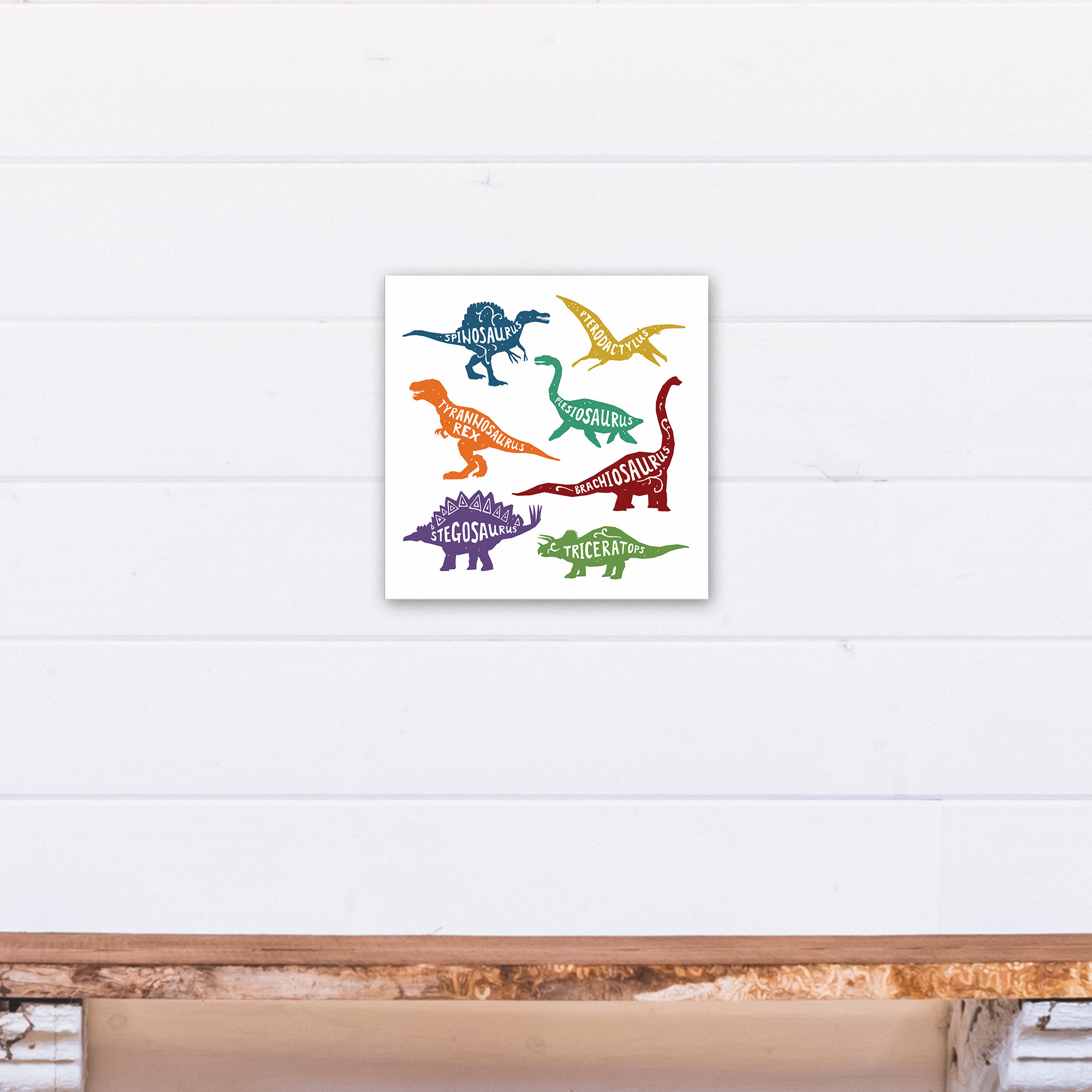 Zoomie Kids Dinosaur Names Print On Canvas - Wayfair Canada