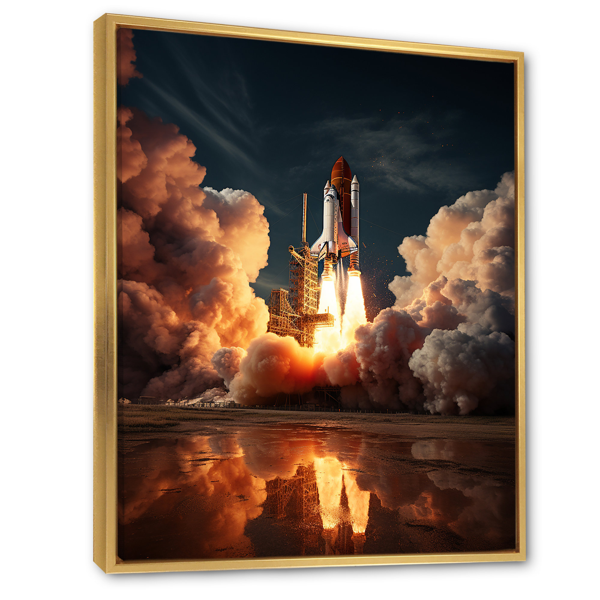 17 Stories Hoyd Space Shuttle Legacy of Exploration I - Print on Canvas ...