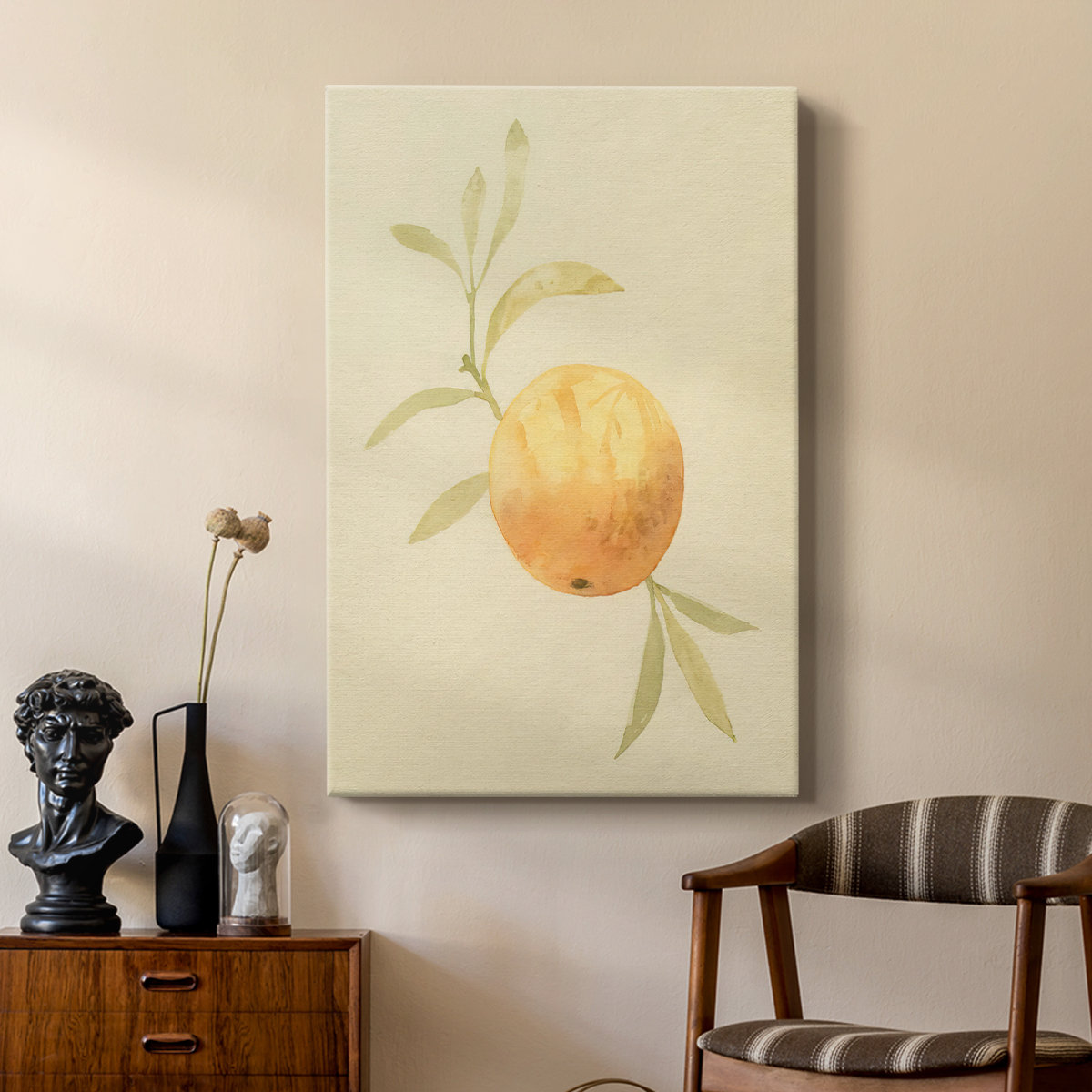 Ophelia & Co. Dappled Oranges IV -Custom Wrapped Gallery Cavas - Wayfair Canada