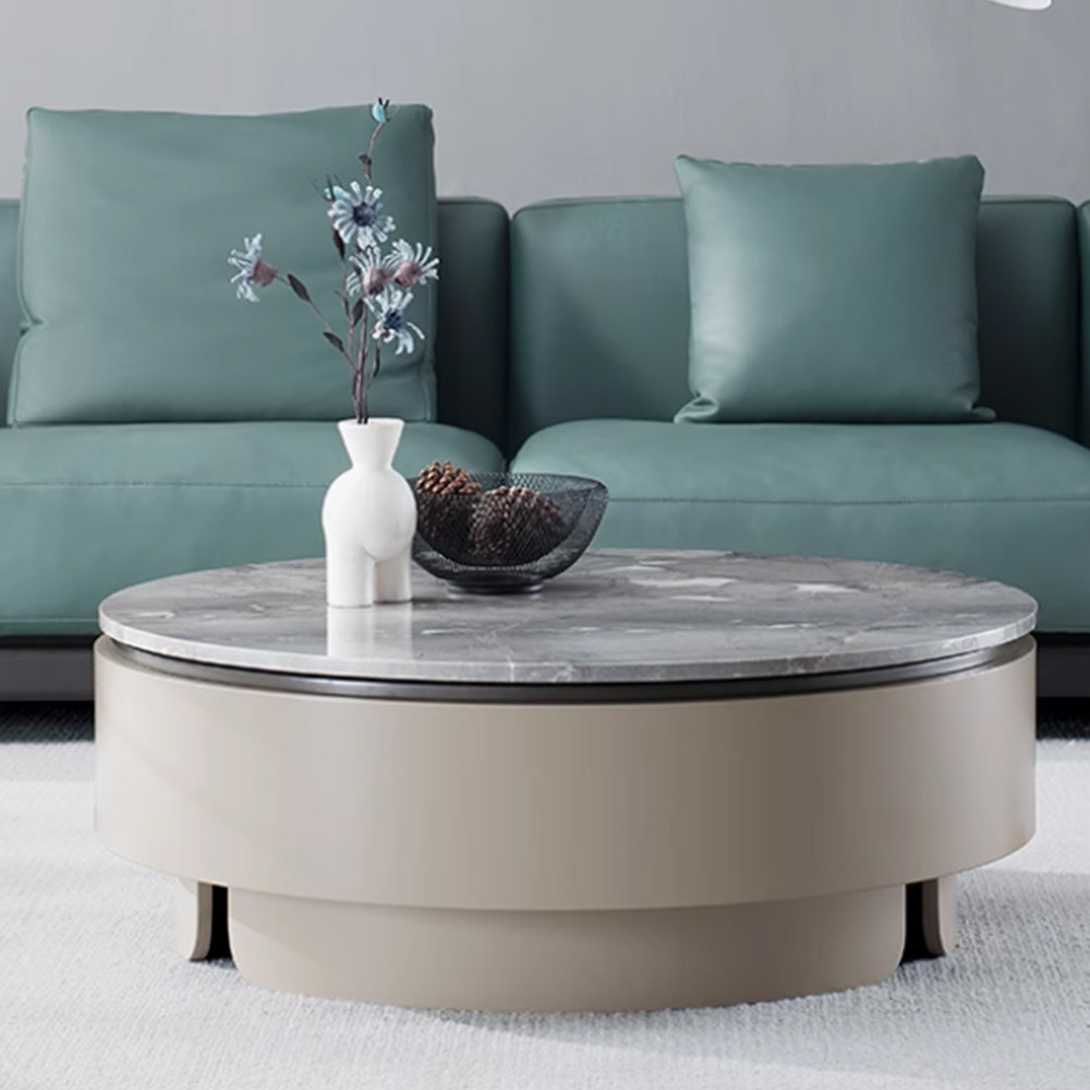 Wu's StylishVault Minimalist light luxury design sense coffee table ...