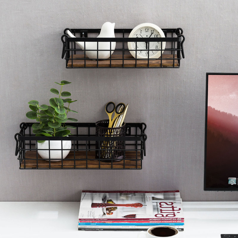 17 Stories 2 Piece Wall Storage Organizer Set & Reviews | Wayfair