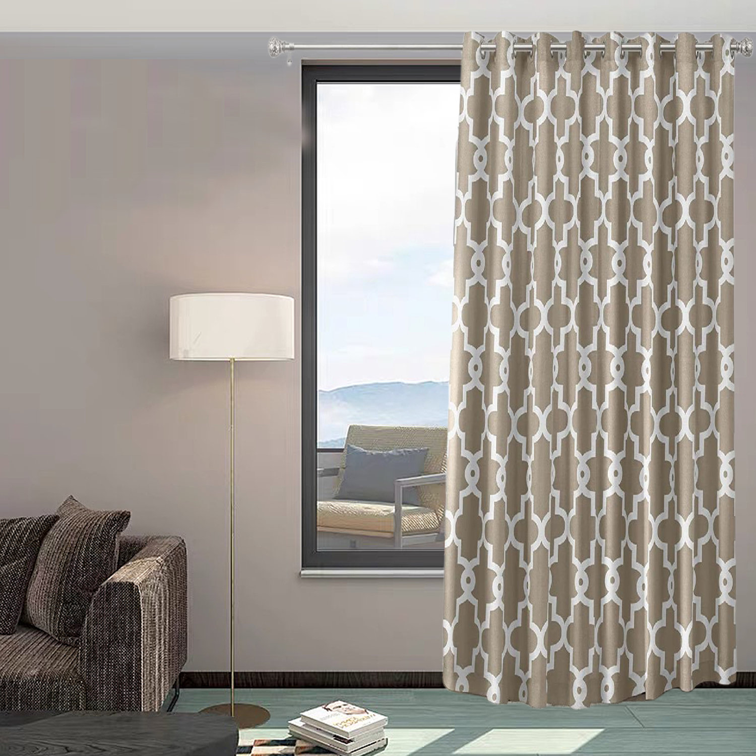 Frifoho Polyester Curtain | Wayfair