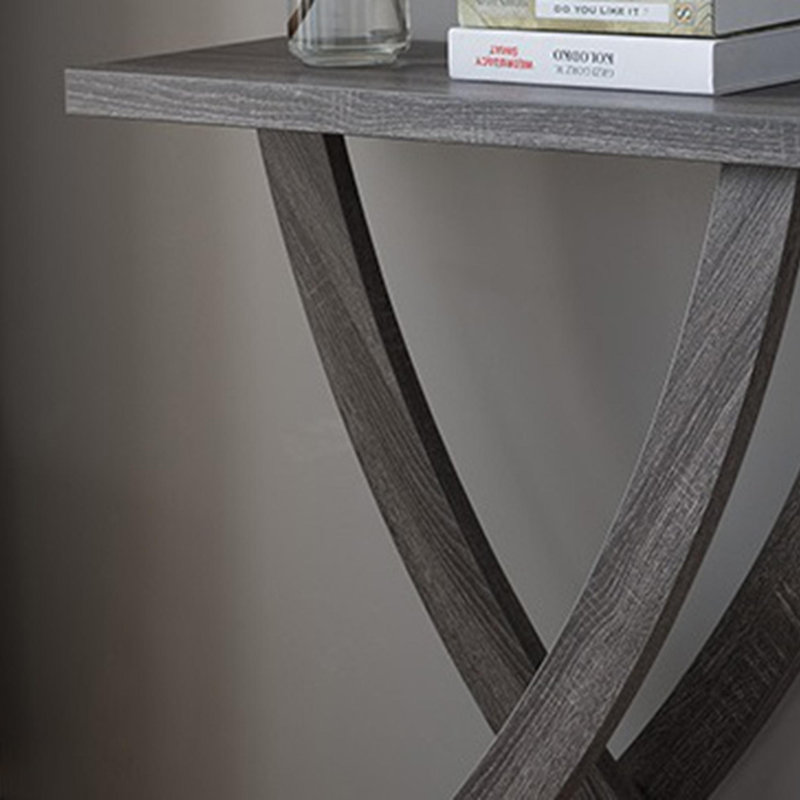 Gracie Oaks Curved Design Entryway Console Table | Wayfair