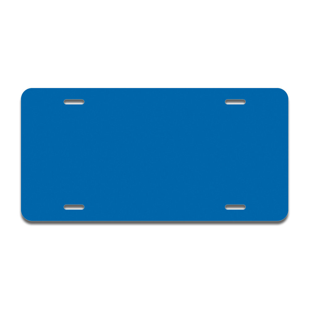 SignMission Solid Blue Aluminum Plate Frame | Wayfair