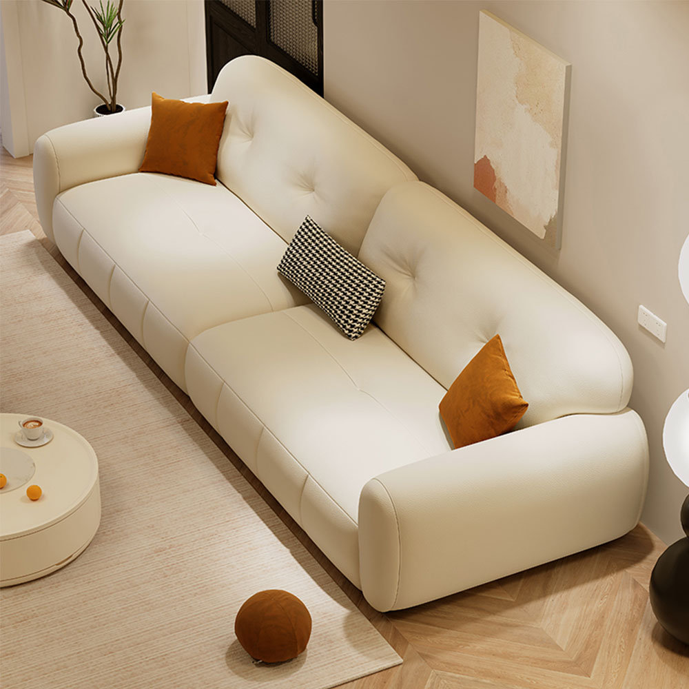 Babkmeou French cream-style simple living room sofa | Wayfair