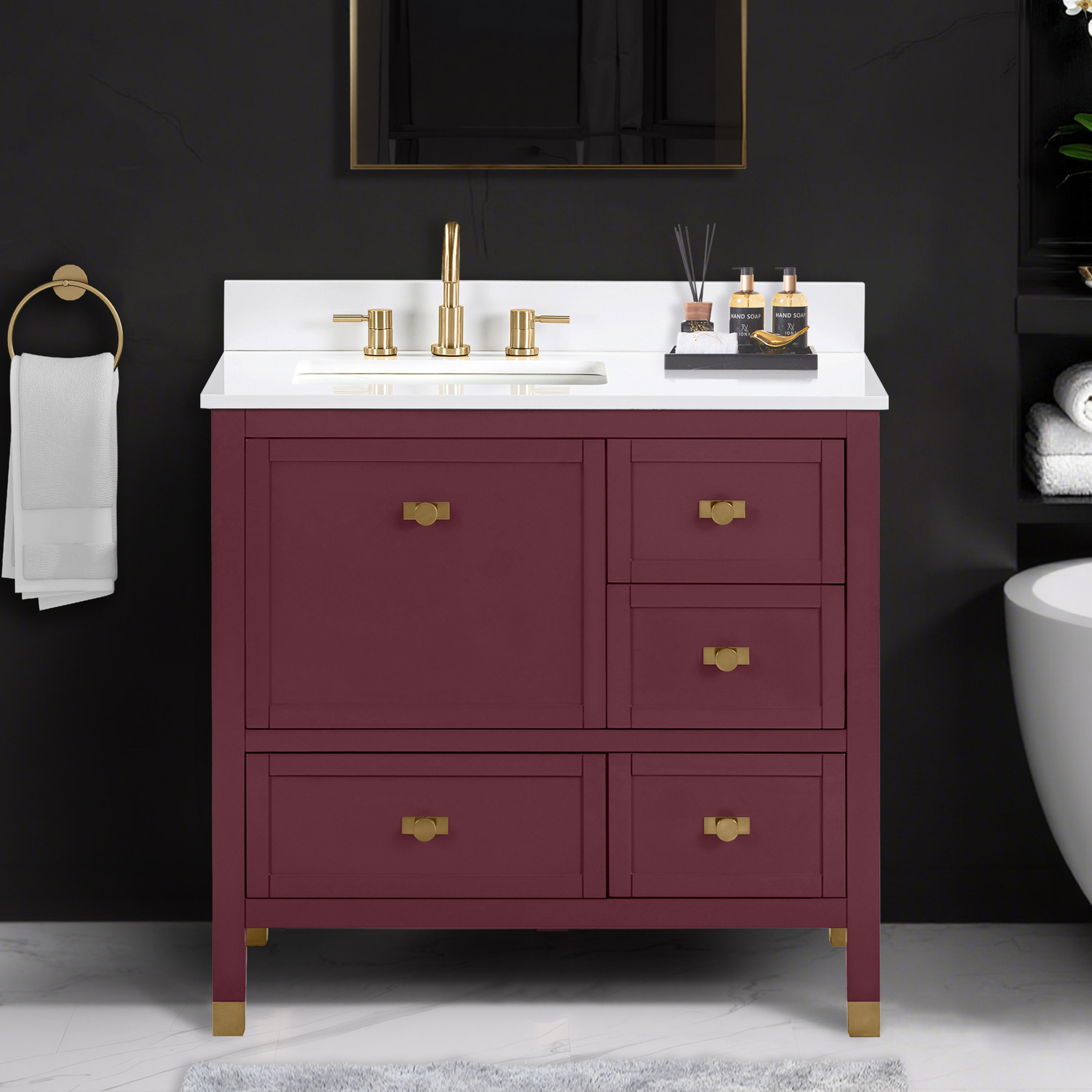 Avanity Alana Single Sink Bathroom Vanity with Top | Wayfair