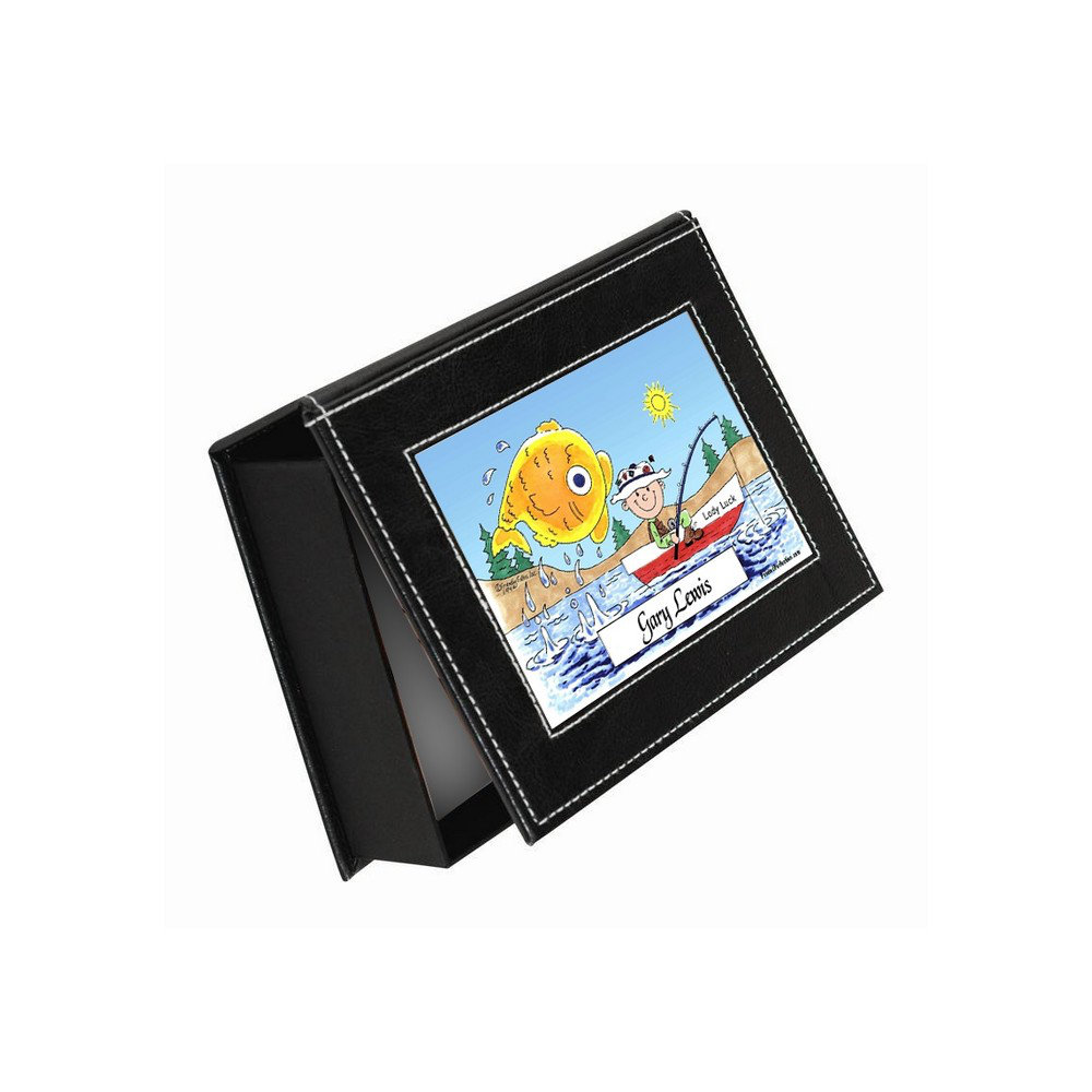 Trinx Personalized Friendly Folks Fishing Memory Box | Wayfair