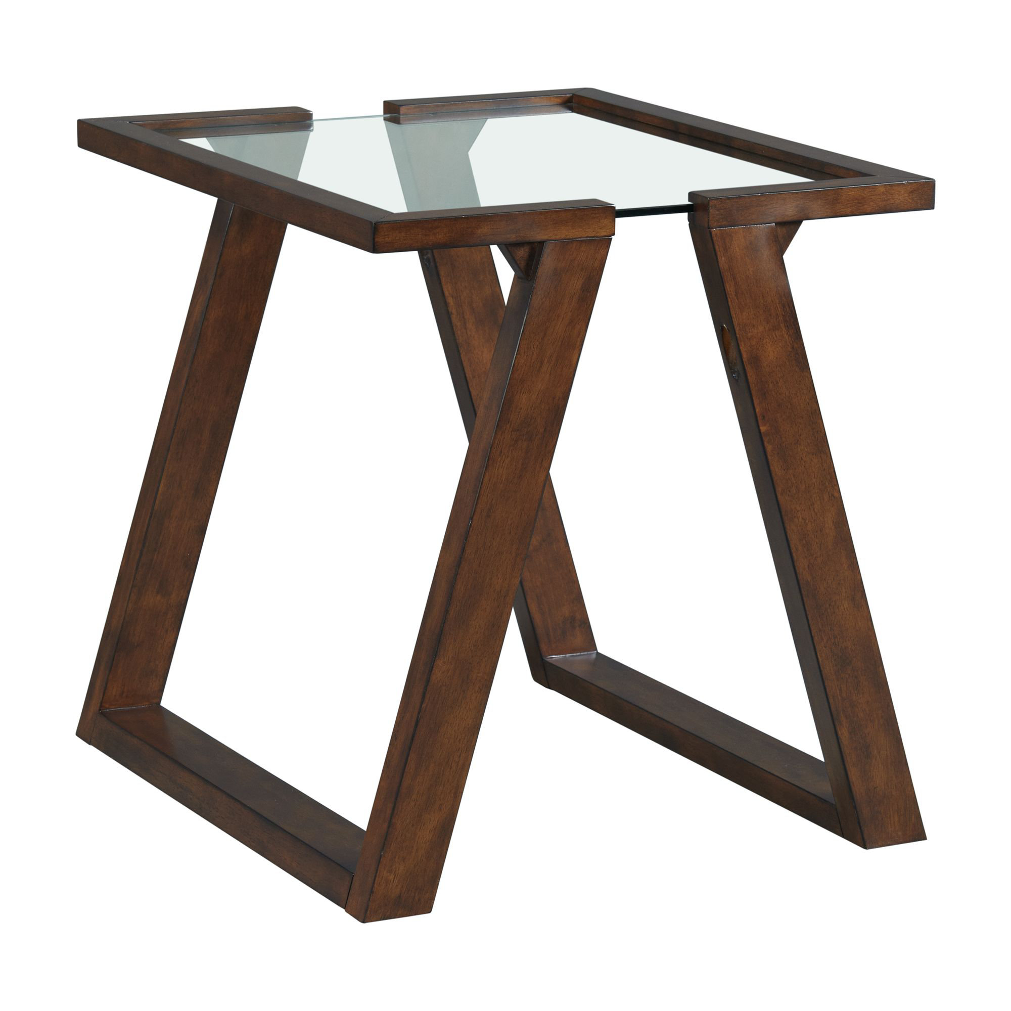 The Twillery Co.® Stehouse Glass Sled End Table & Reviews | Wayfair