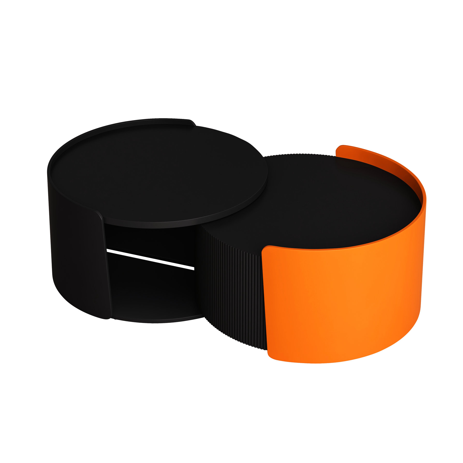 Ivy Bronx No Assembly Required Sideboard, Round, For Living Room And ...