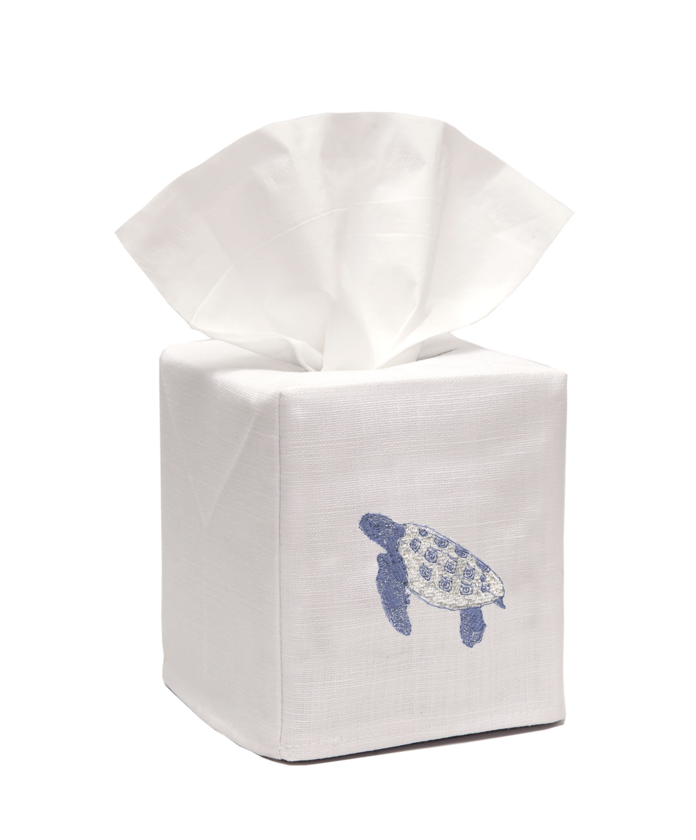 Jacaranda Living Sea Turtle Tissue Box Cover ( Blue) | Perigold
