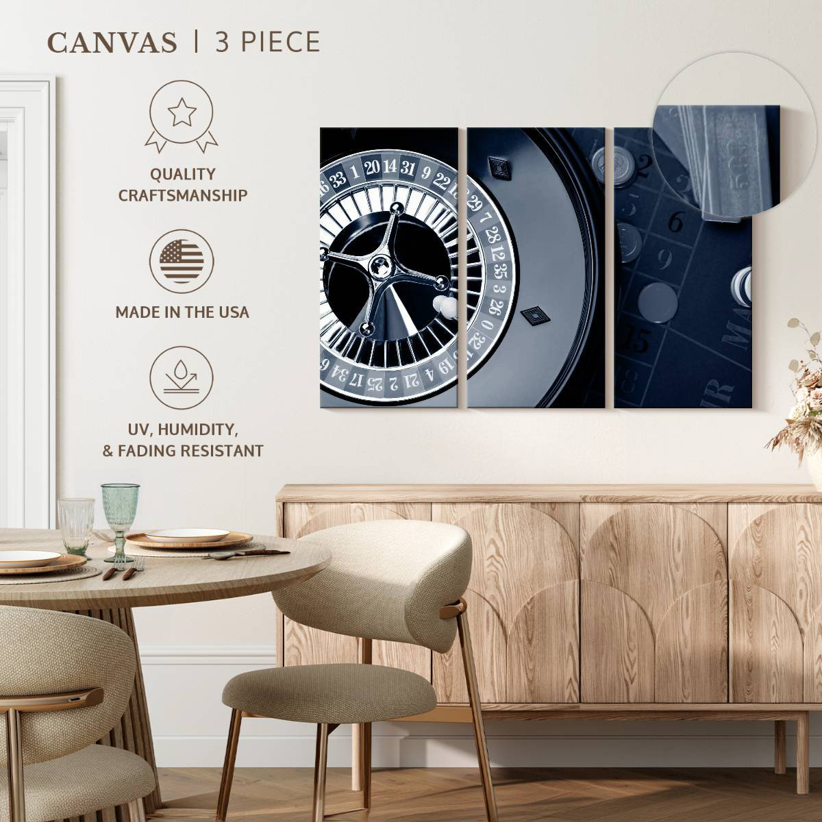 Ebern Designs Roulette Table In Dark Colors | Wayfair