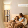 Ebern Designs Column Floor Lamp With Shelves & Reviews | Wayfair